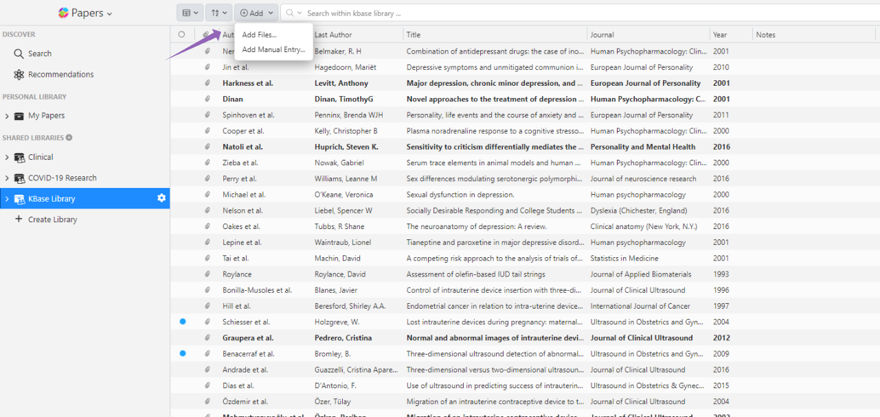 Quick Start Guide: Get Started with Papers Reference Manager - Papers