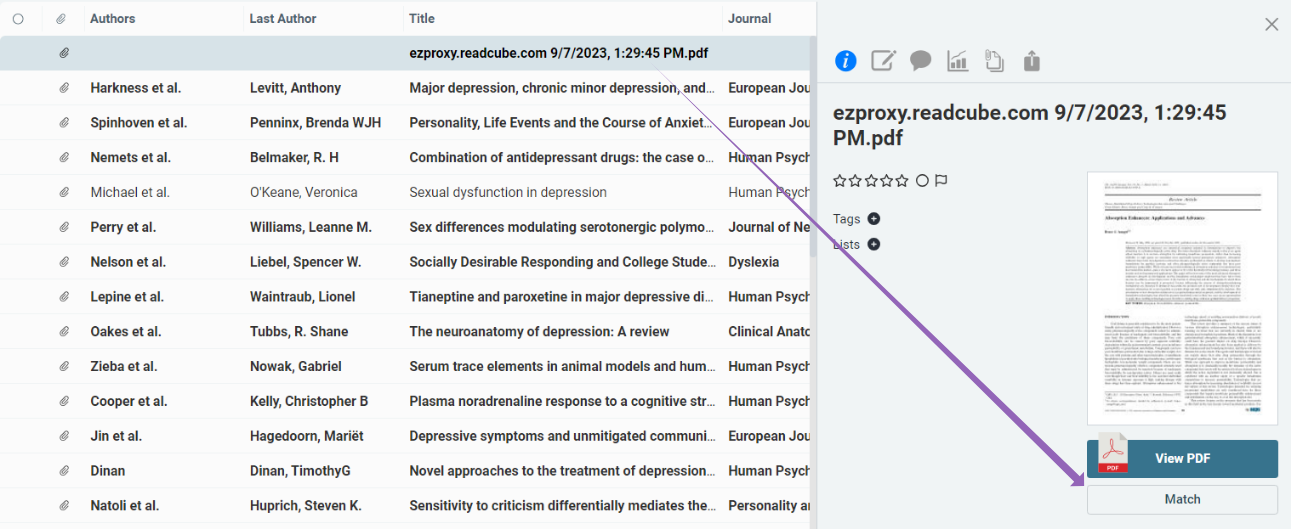 Papers Article Matching (Manual & with Helper) - Papers