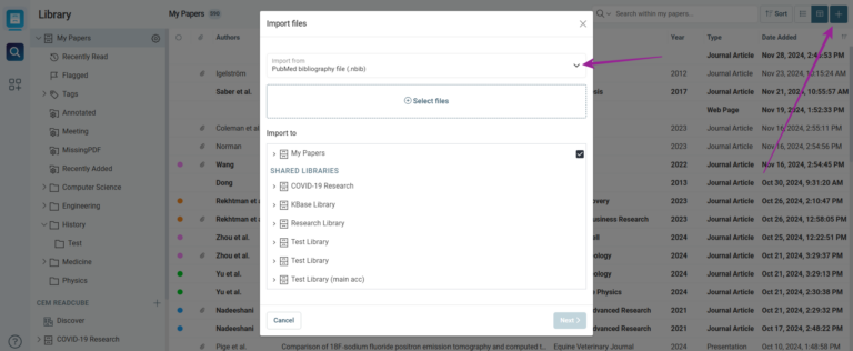 How to Import Pubmed .Nbib Files Into Papers - Papers