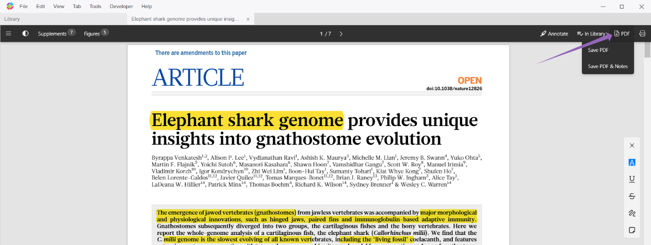 How to Download a PDF Article from Papers Reader - Papers