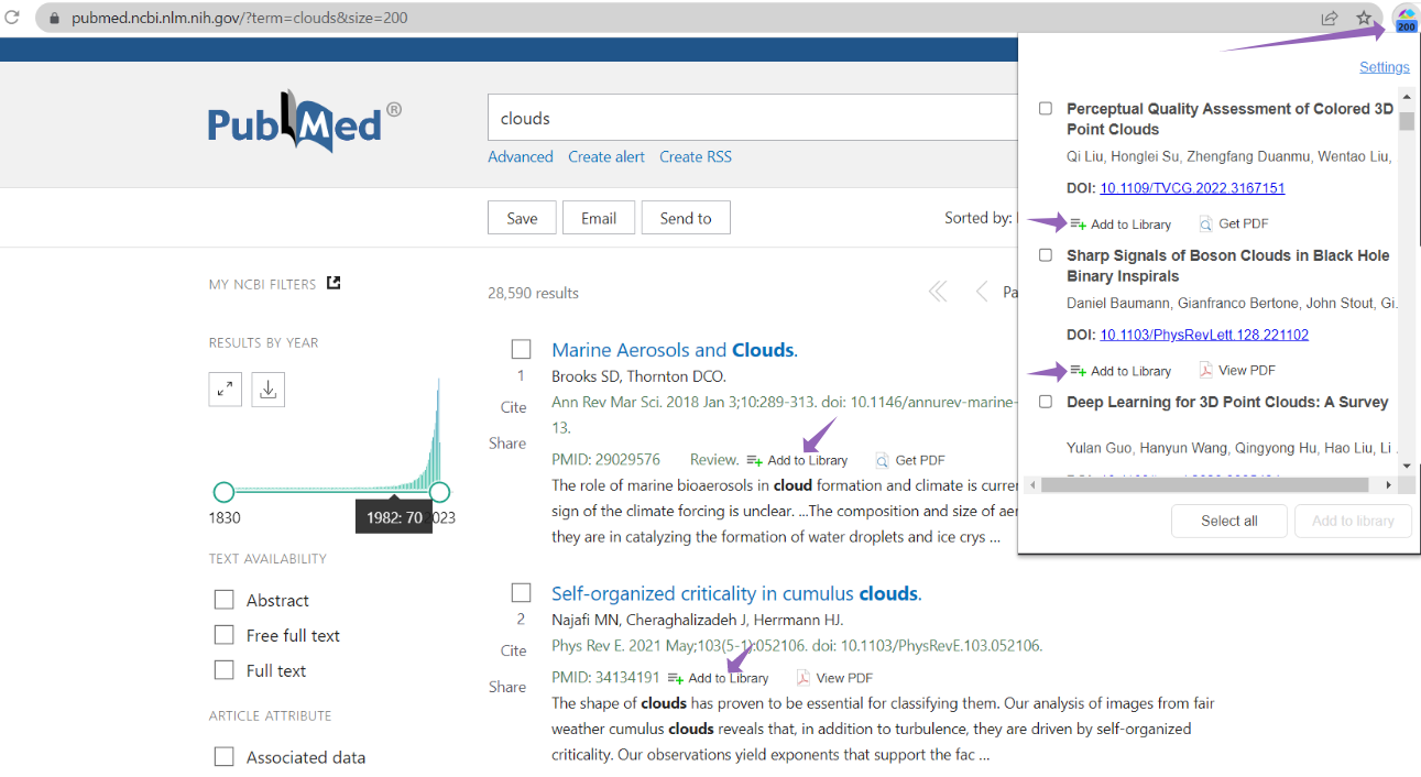 Importing References to Papers from Web Pages & Search Results - Papers